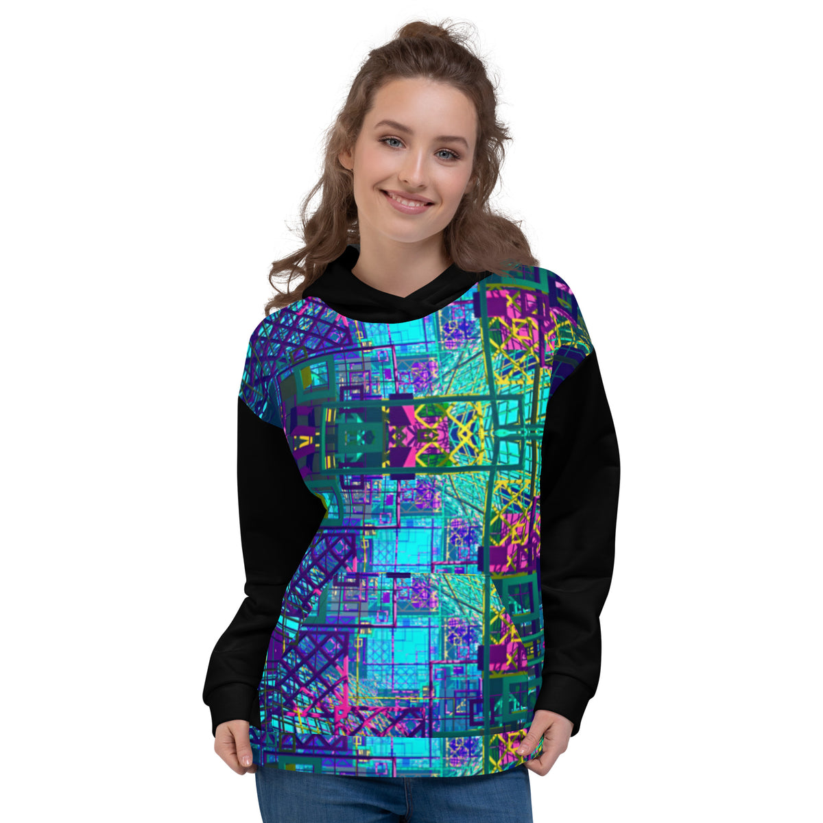 Window Pane Unisex Hoodie – Evonnaye Designs